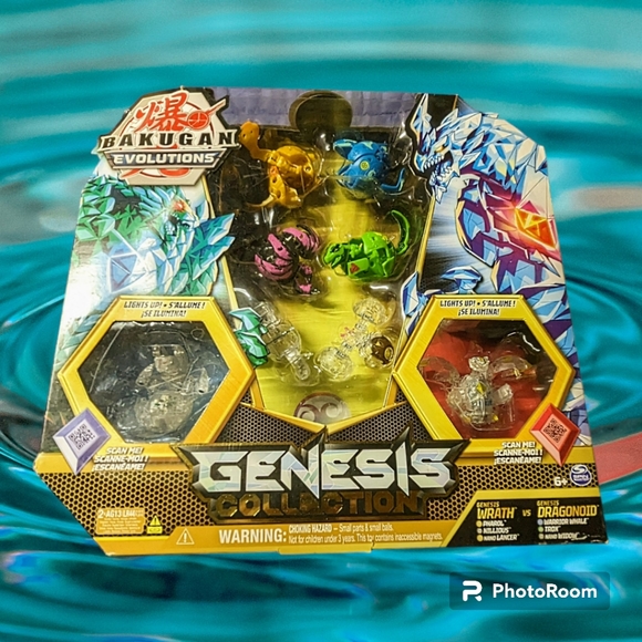Genesis | Toys | Bakugan Evolutions Genesis Light Up Drangonoid Vs ...
